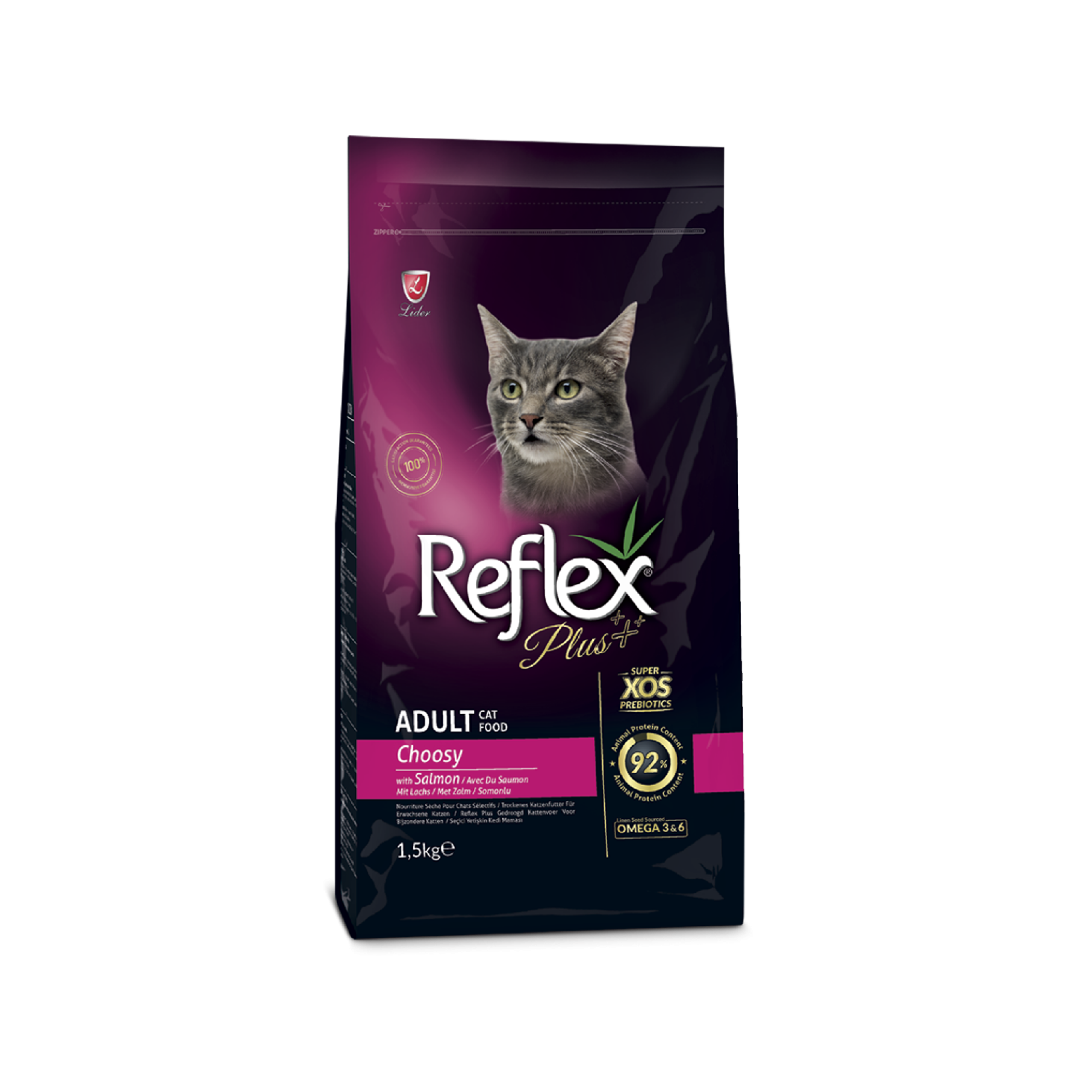 Reflex Plus Adult Cat Food Choosy with Salmon - Pro Feeds