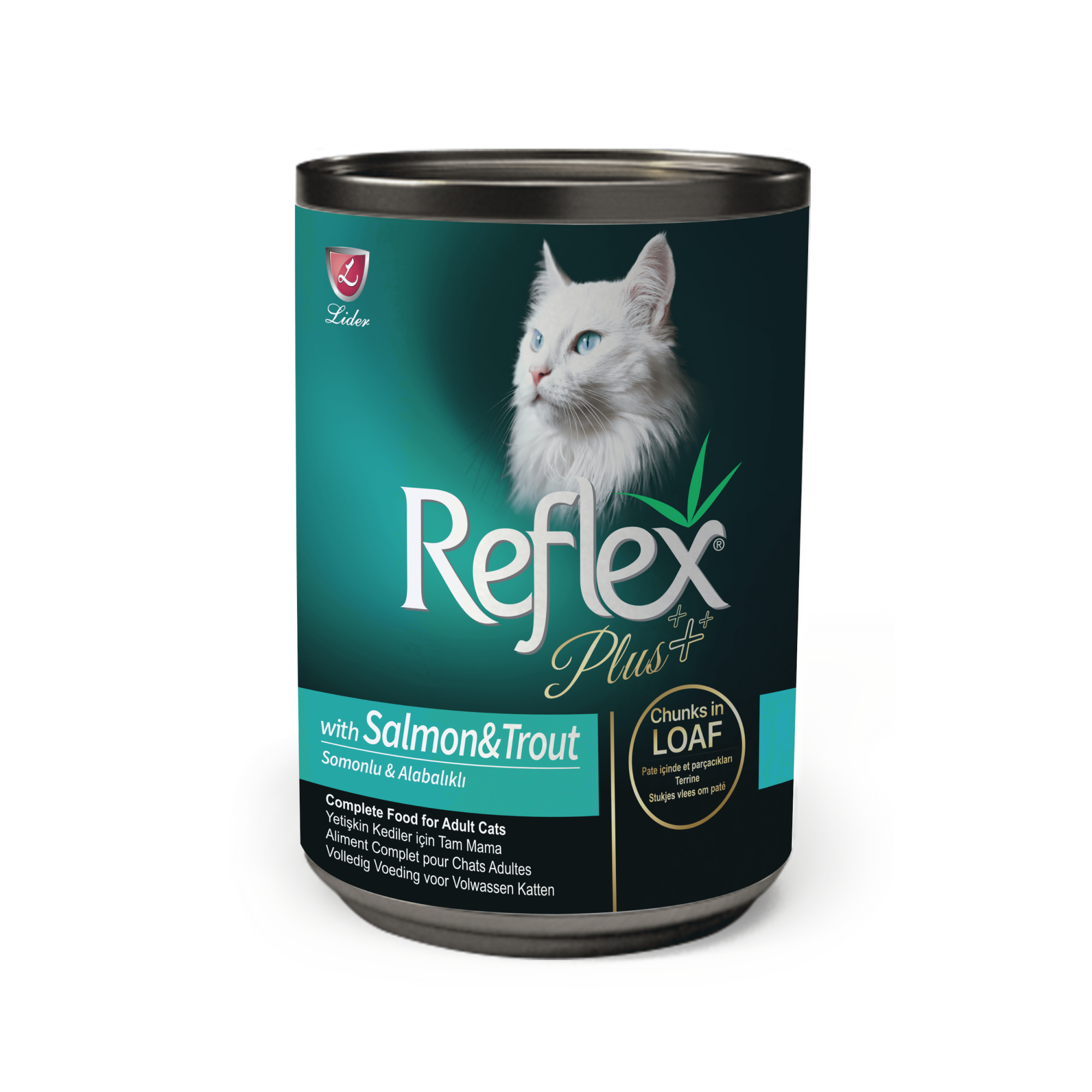 Reflex Plus Adult Cat Can Food With Salmon & Trout
