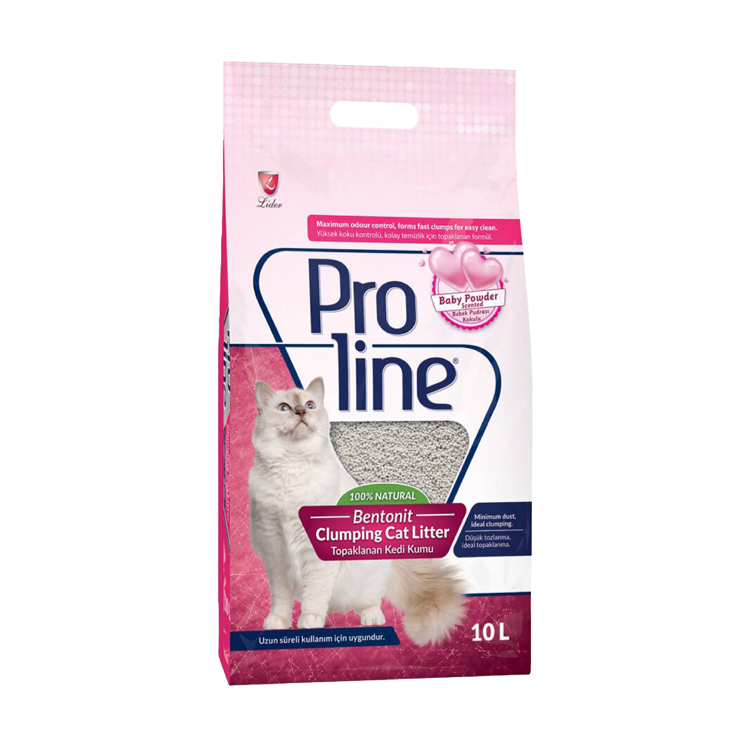 Proline Bentonite Cat Litter Baby Powder Scented - Pro Feeds