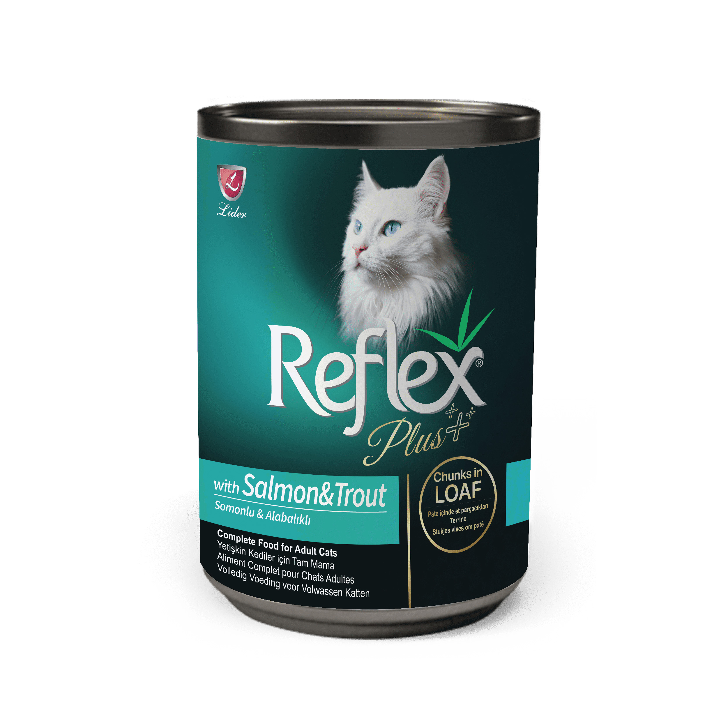 Reflex Plus Adult Cat Can Food With Salmon & Trout